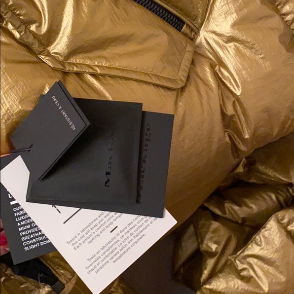 Mackage | Jackets & Coats | Mackage Gold Puffer Jacket Size Extrasmall ...